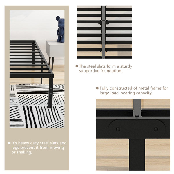 Alwyn Home 18'' Platform Bed & Reviews | Wayfair