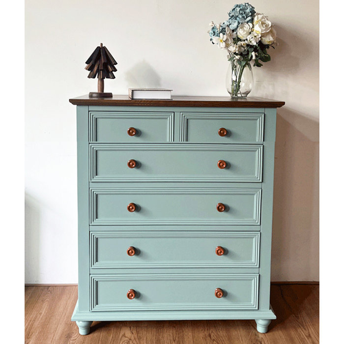 Vintage-Style Rubberwood Accent Chest | AllModern