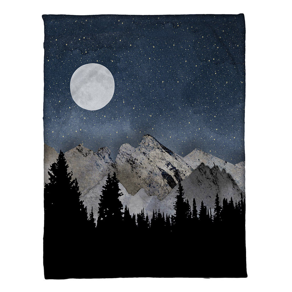 Laural Home Midnight Mountains Midnight Moutains Throw | Wayfair