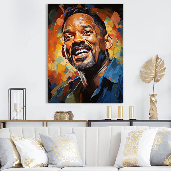 Design Art Sapphire Smith Portrait Popart I - Portrait Canvas Art Print ...