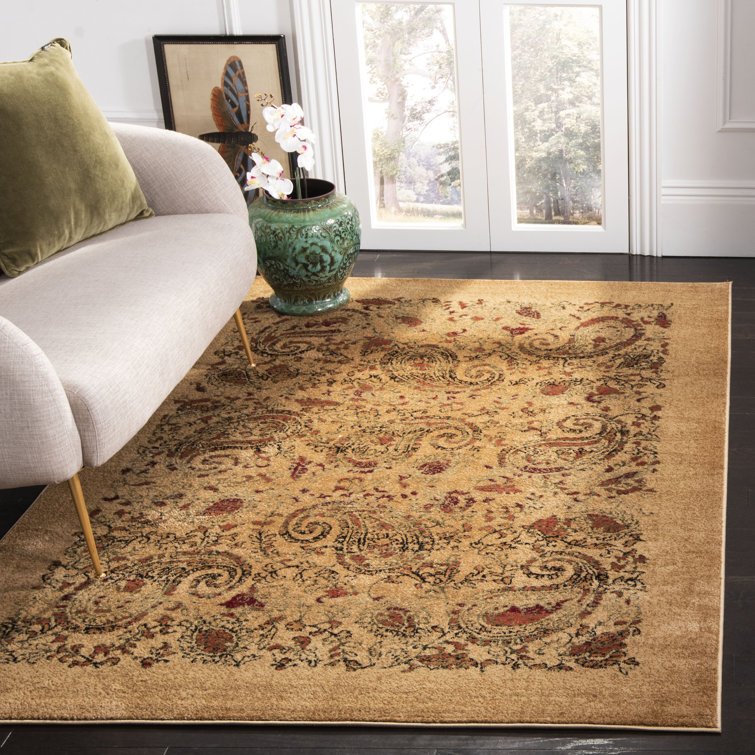 Charlton Home® Klose Performance Paisley Rug & Reviews | Wayfair