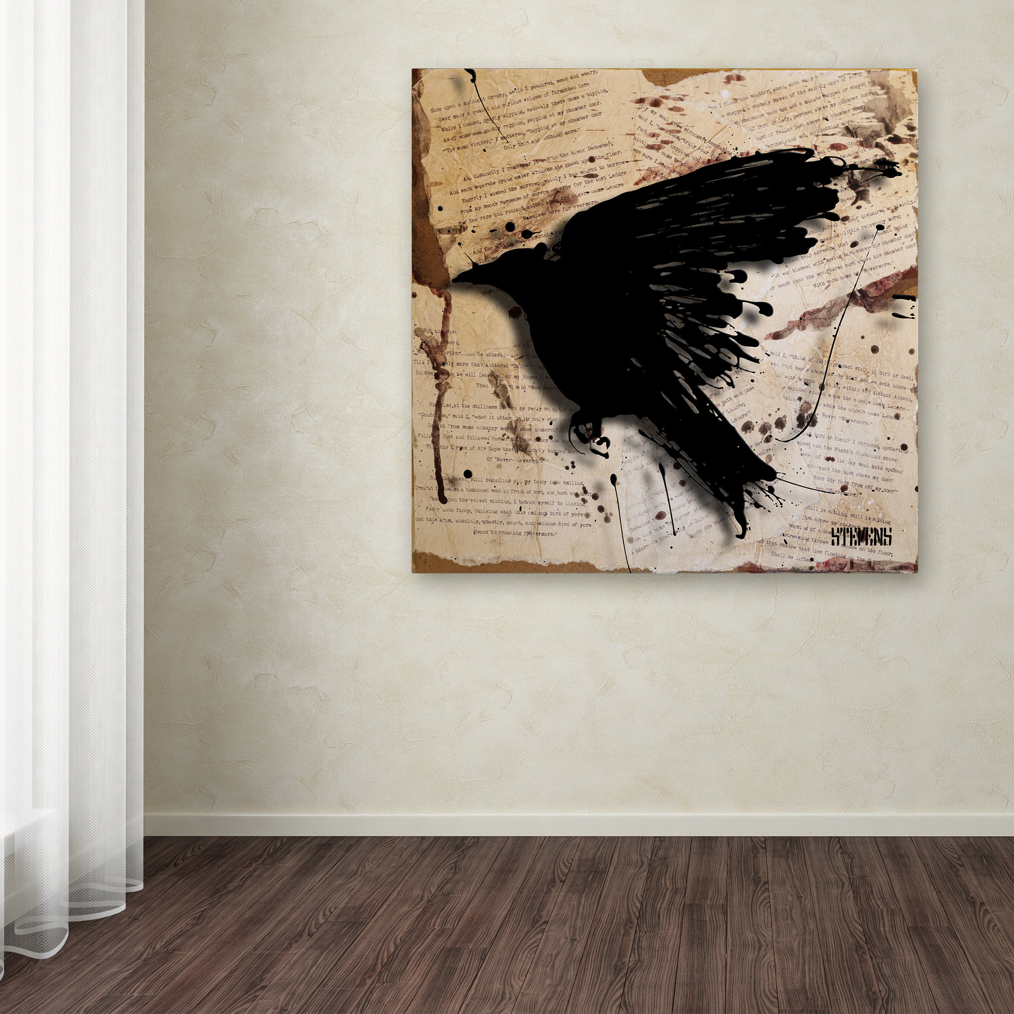 Millwood Pines The Raven 3 by Roderick Stevens - Graphic Art Print on ...