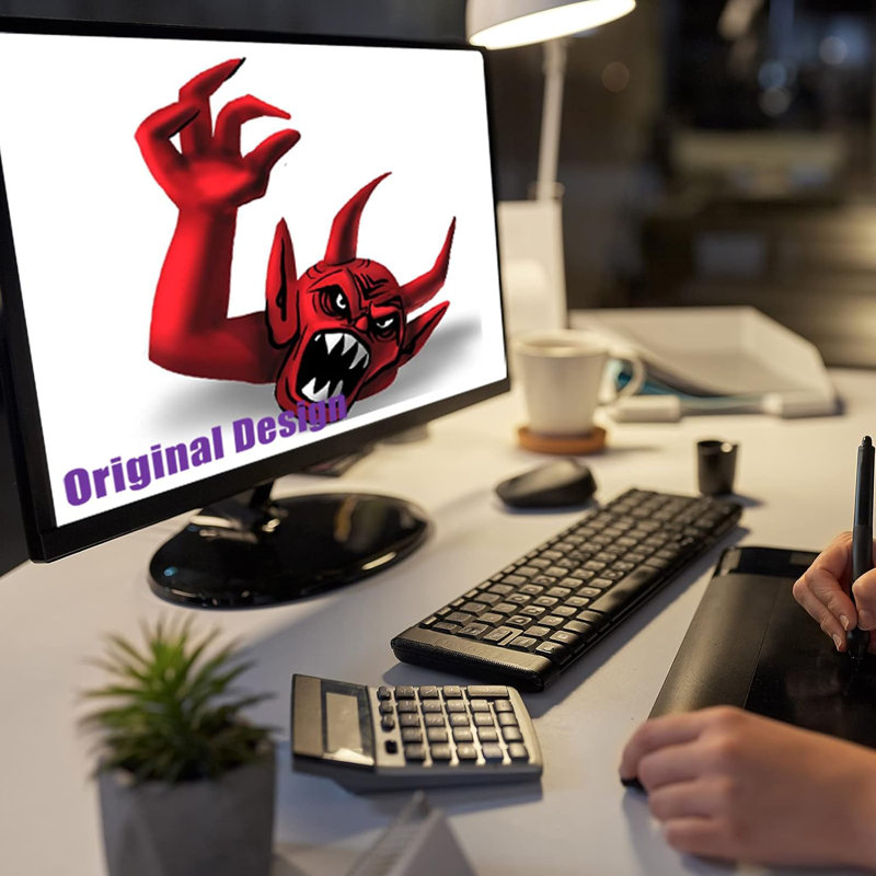 The Holiday Aisle® Halloween Inflatable 6 FT Halloween Inflatables Red ...