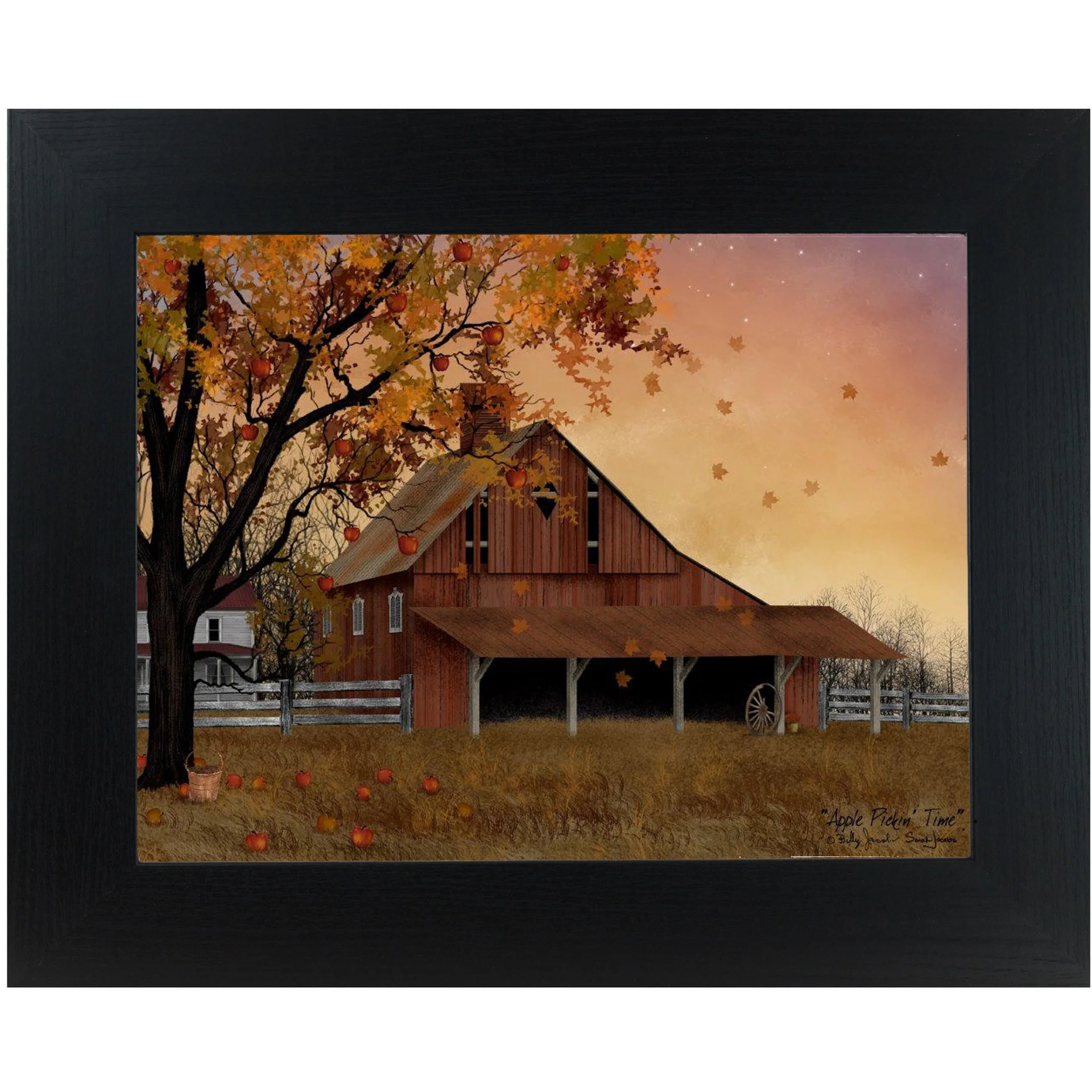 Ophelia & Co. Apple Pickin' Time Billy Jacobs Framed Art Picture | Wayfair