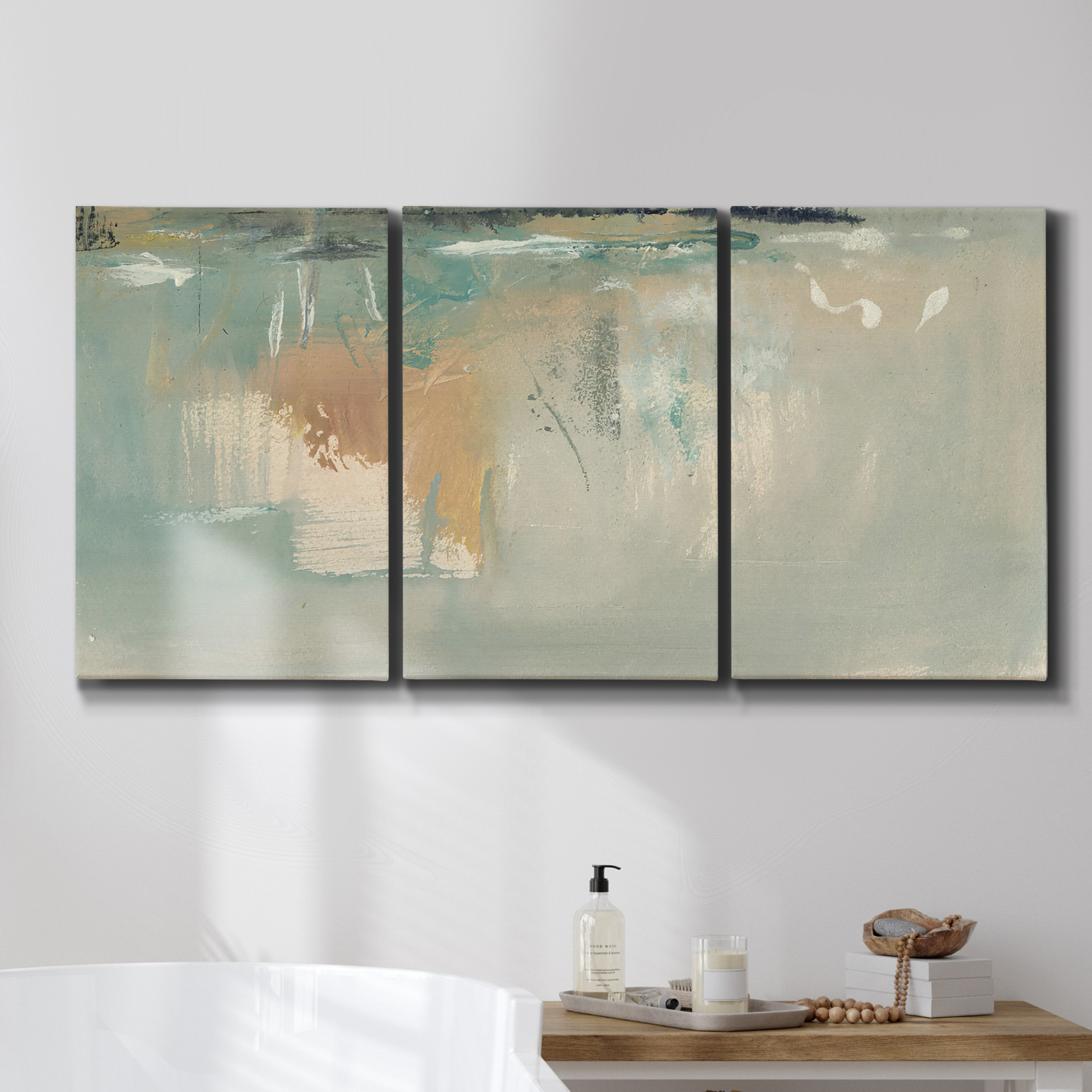 Wexford Home Caribbean Play - 3 Piece Wrapped Canvas Print | Wayfair