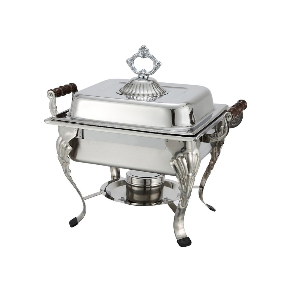 Alcott Hill® The Party Aisle™ 4 Qt Stainless Steel Deluxe Half Size ...