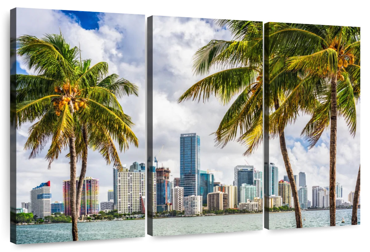 Ebern Designs Kavia Tropical Downtown Miami | Wayfair