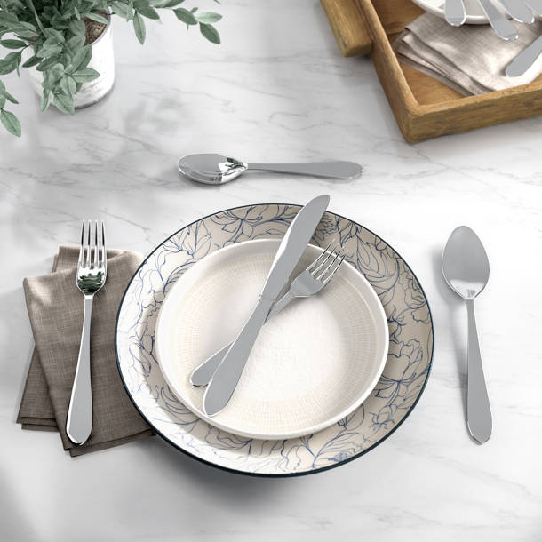 Andover Mills™ Orson Porcelain China Dinnerware Set - Service for 4 ...