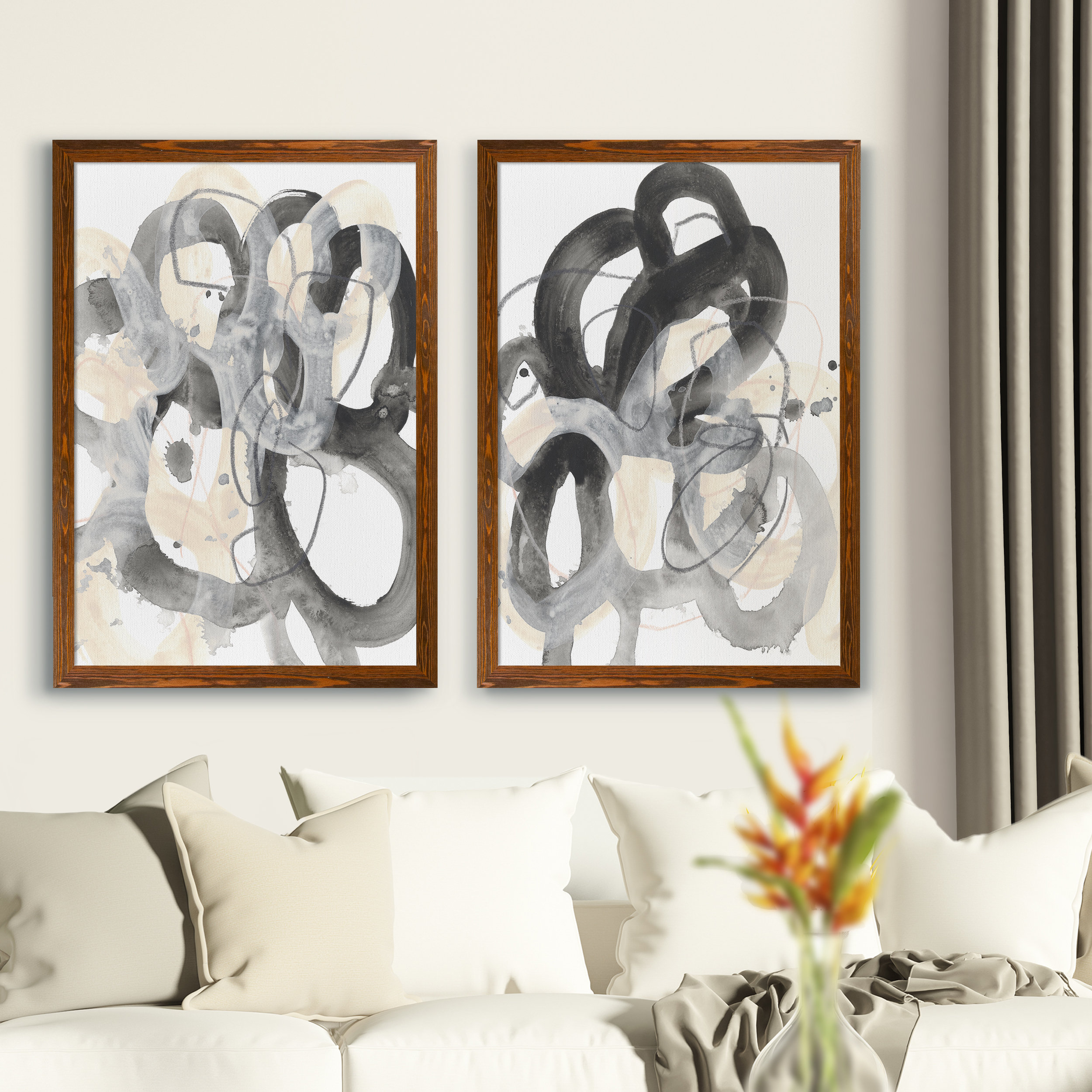 Latitude Run® Tangled Circuit III by Vincent Van Gogh - Picture Frame ...