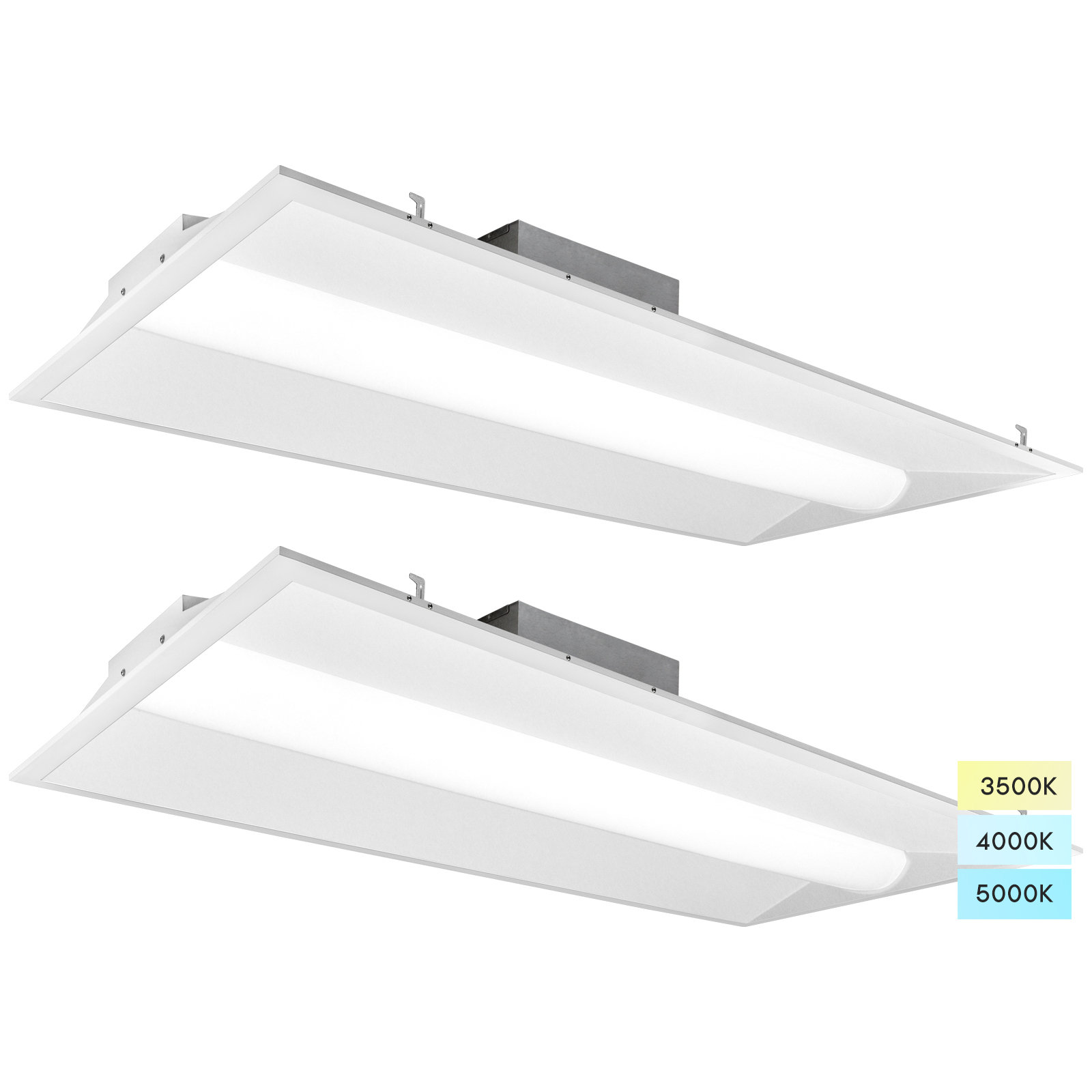 Luxrite 4' x 2' Dimmable LED Troffer Panel Light | Wayfair