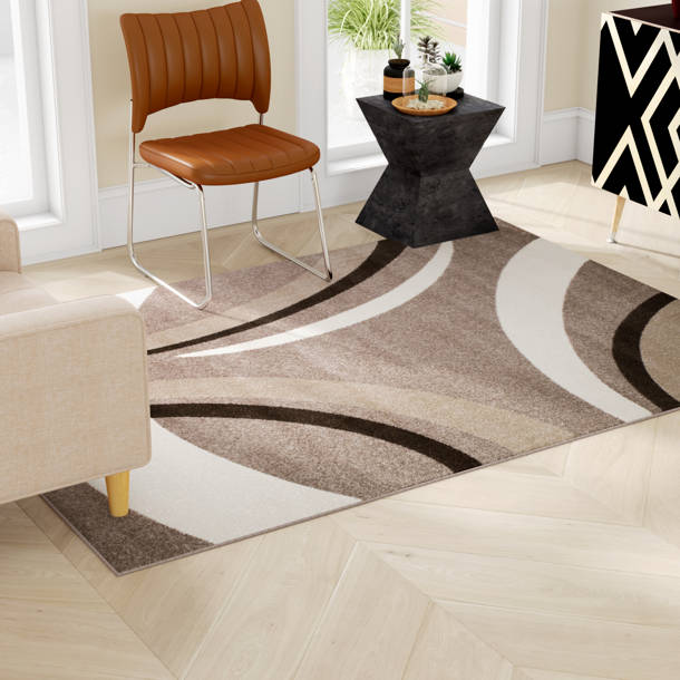 Orren Ellis Grimes Abstract Rug & Reviews | Wayfair