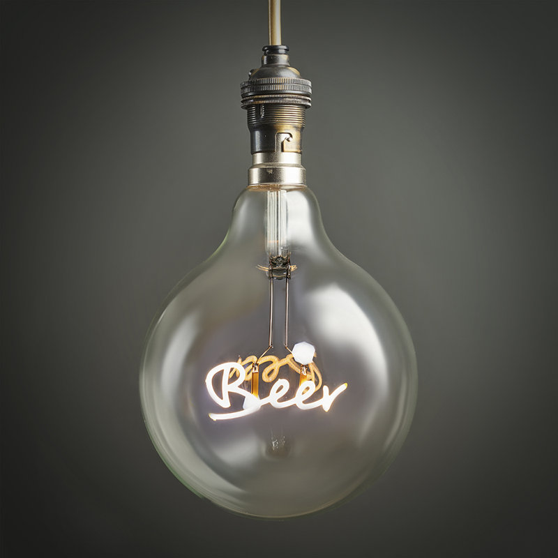 Symple Stuff 4W BA22d LED Vintage Edison Globe Light Bulb | Wayfair.co.uk