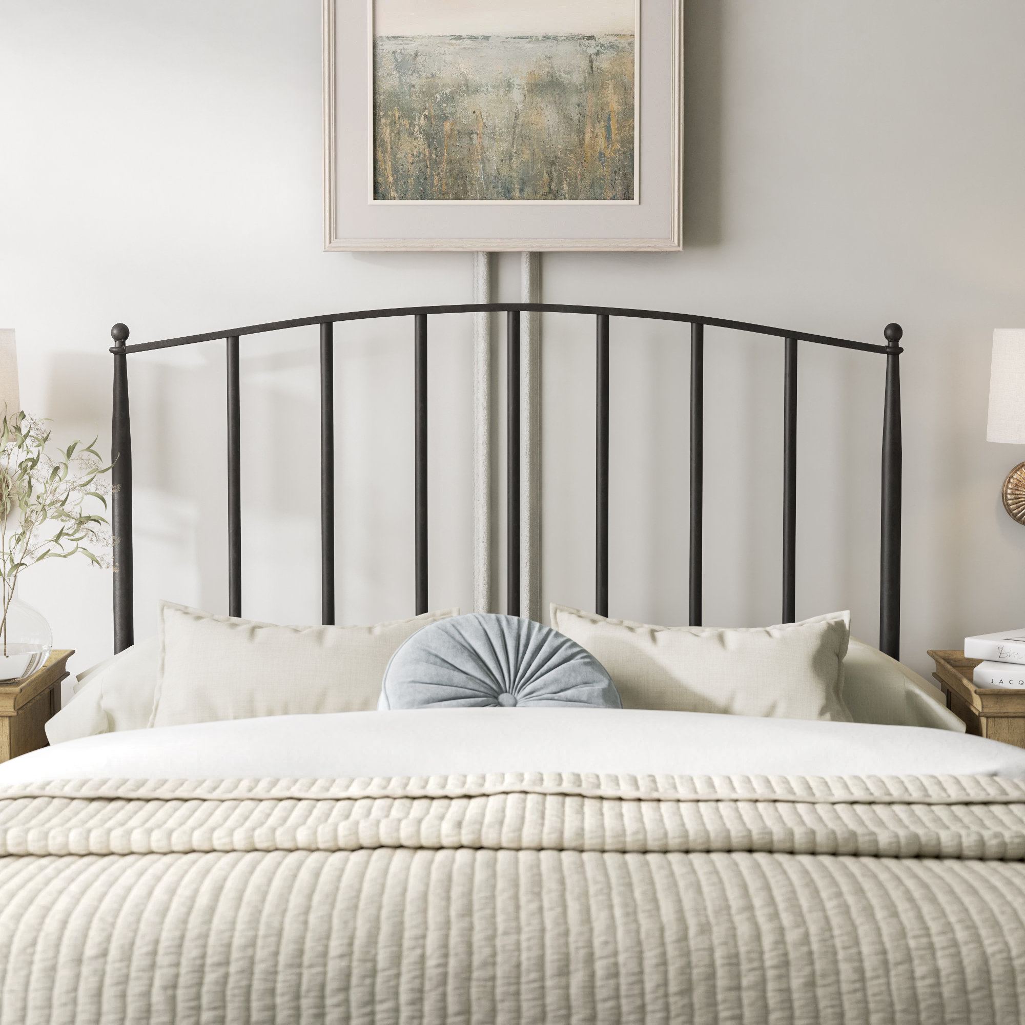 Laurel Foundry Modern Farmhouse® Howells Metal Slat Headboard & Reviews ...