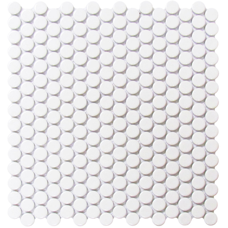 Roca Tiles BG Penny Round 12x12 Mos Wall & Floor Tile & Reviews | Wayfair