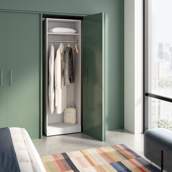 Bestar Florence 25W X 16D Modular Hanging Closet System Tower With ...