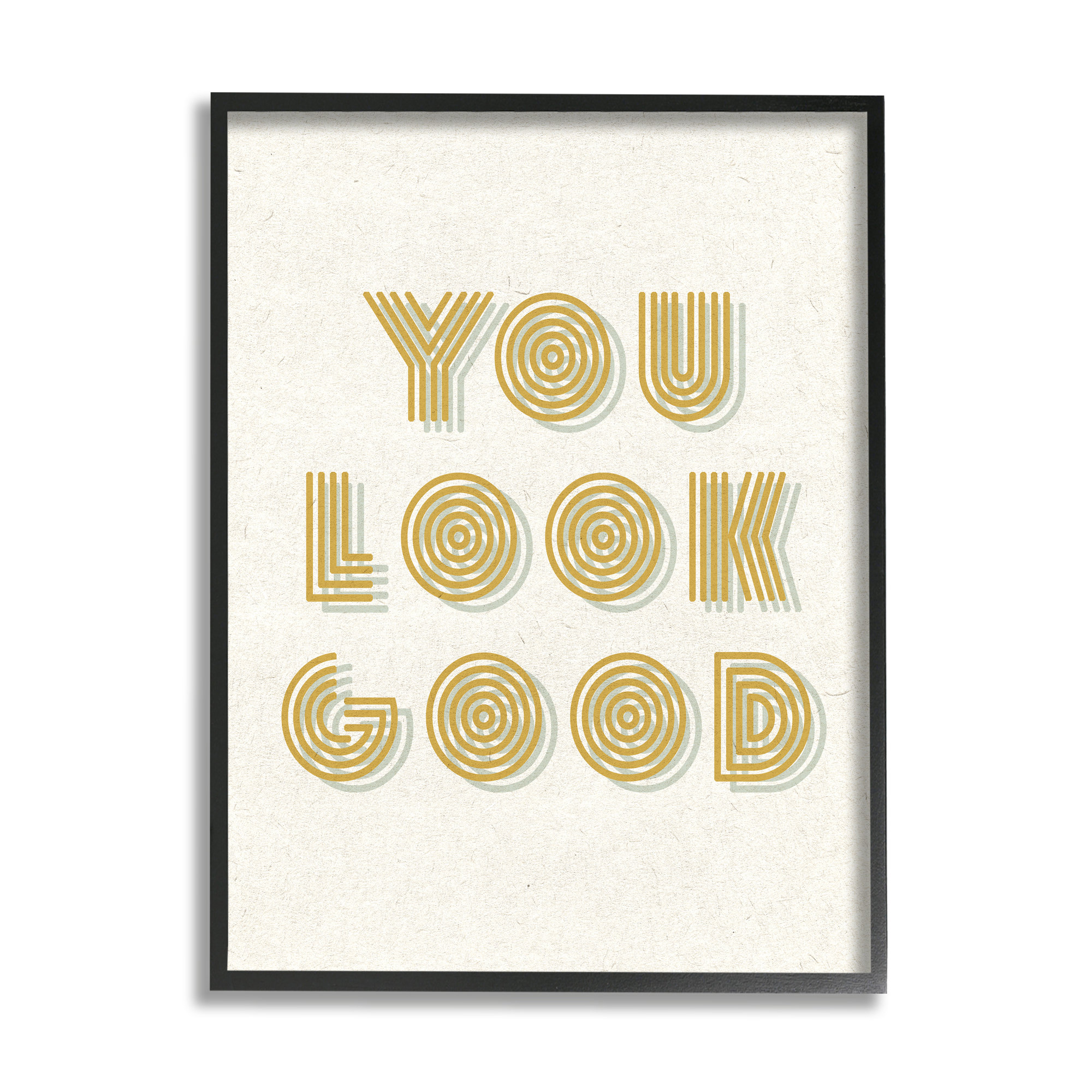 Redwood Rover Retro You Look Good Framed Giclee Art Design By Daphne ...