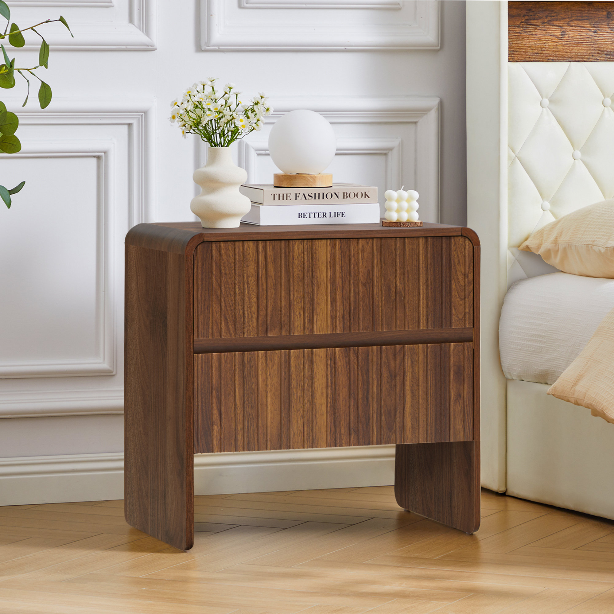 Millwood Pines Geordy 2-Drawer Dresser & Reviews | Wayfair
