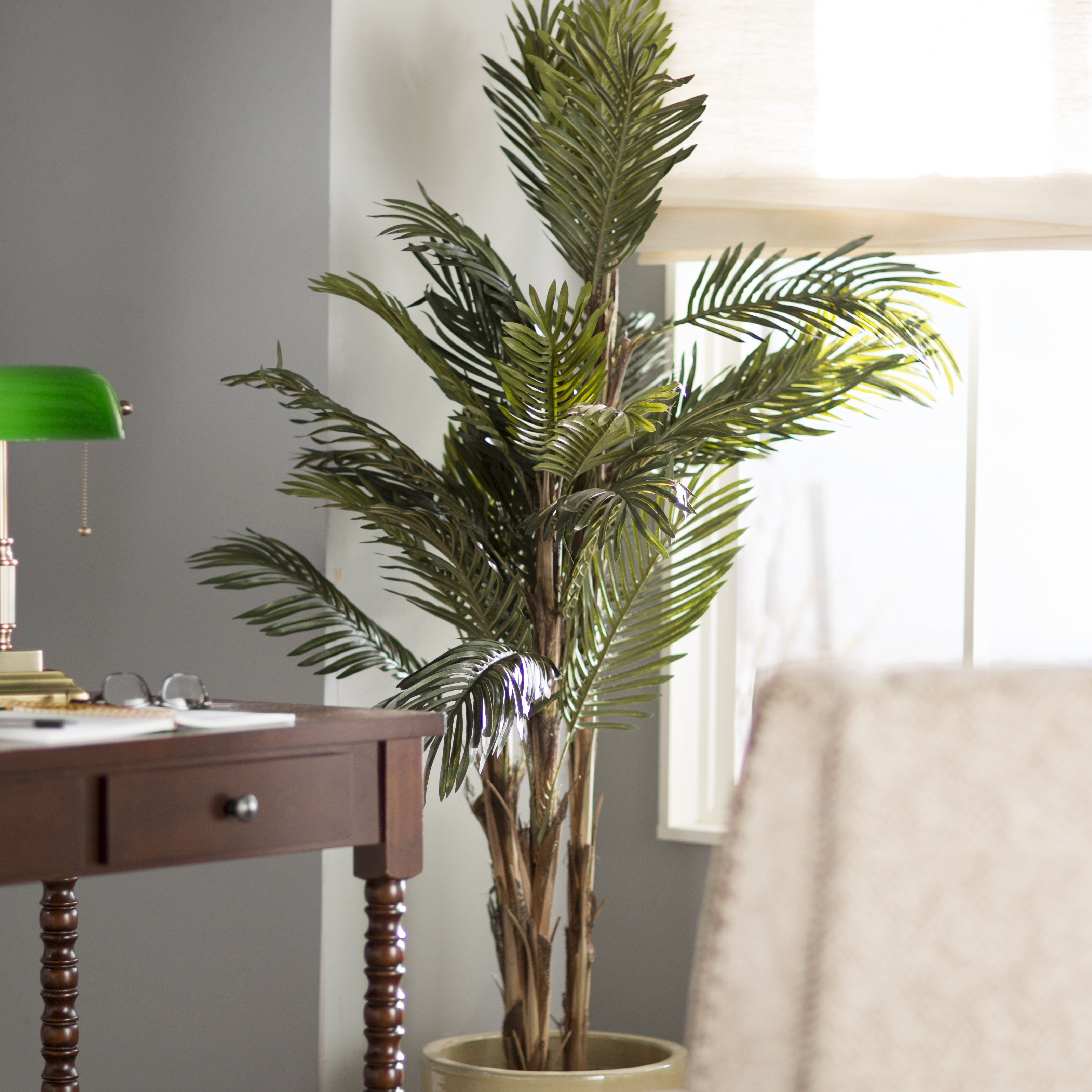 Primrue Artificial Palm Tree in Pot & Reviews | Wayfair