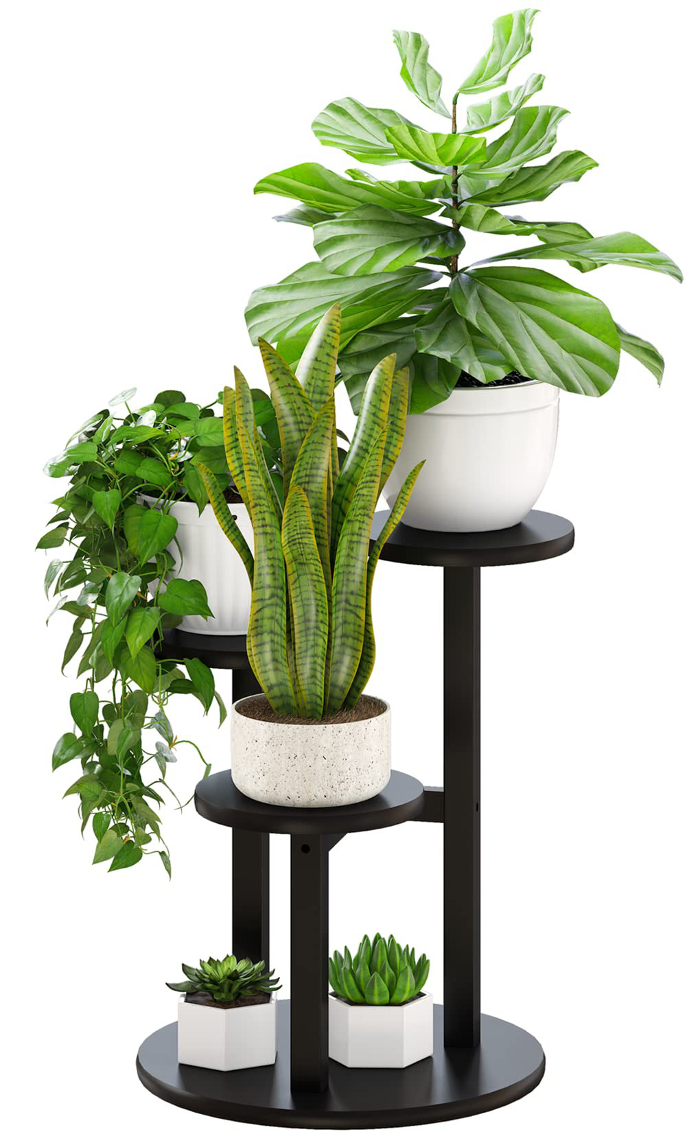 Arlmont & Co. Plant Stand, 3 Tiered Small Plant Stand Indoor | Wayfair