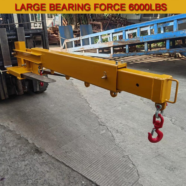 Fashionwu Forklift Jib Boom Crane, Forklift Mobile Crane 6000lbs/3t ...