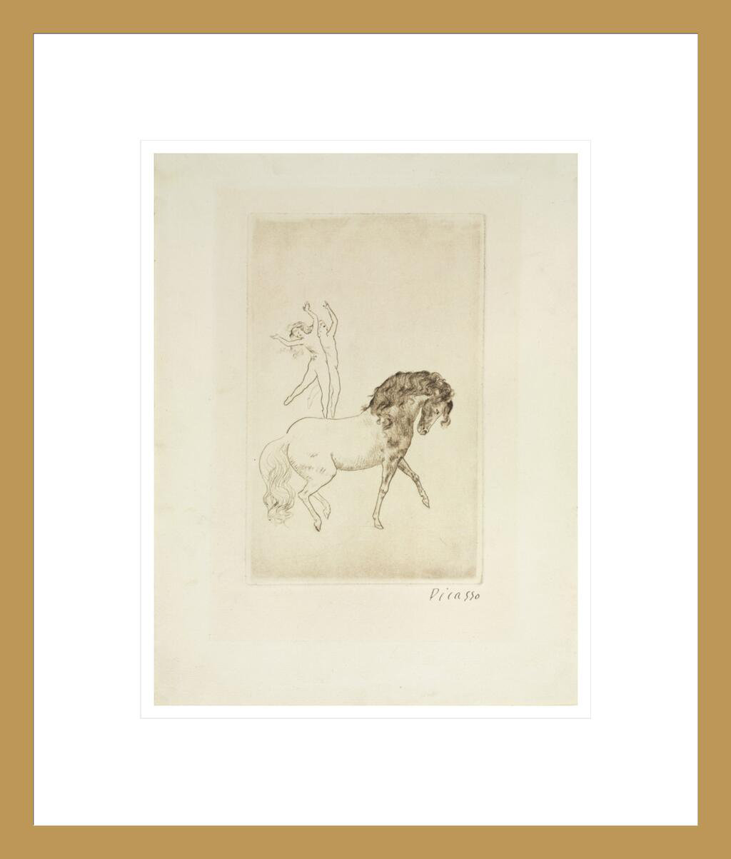 1000Museums At the Circus by Pablo Picasso -Framed Giclee Print | Wayfair