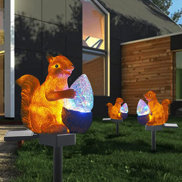 Aptoco 17.7'' Solar Powered Lawn Ornament - Wayfair Canada