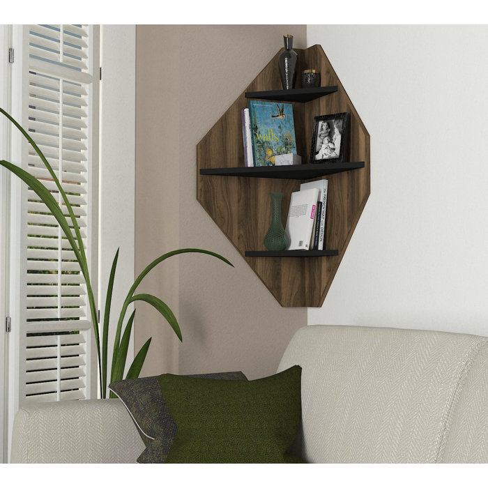 Bless international 3 Piece Triangle Corner Shelf | Wayfair