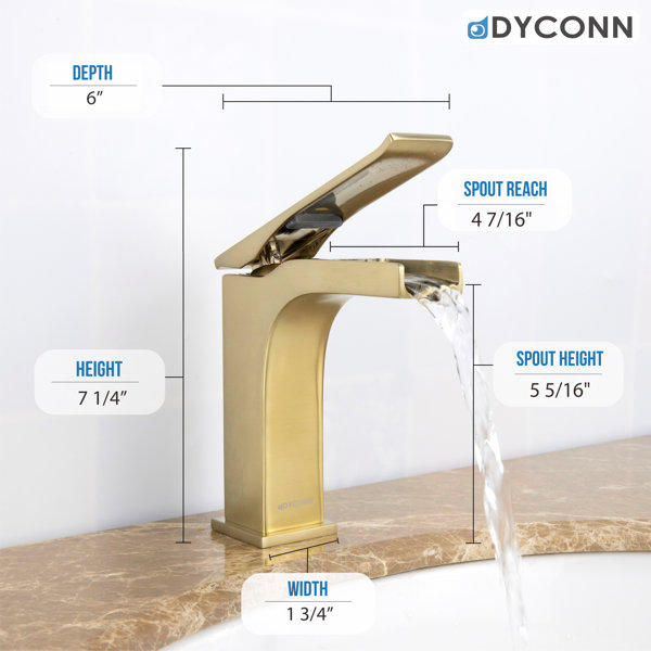 Dyconn Faucet Single Hole Faucet Single-handle Bathroom Faucet ...