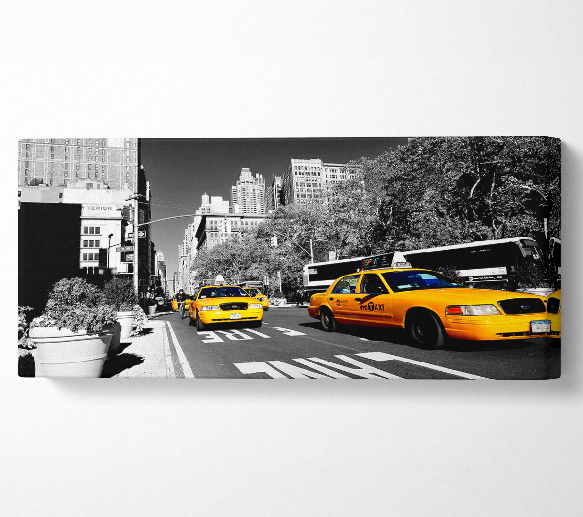 Ebern Designs New York Yellow Taxi Drive - Wrapped Canvas Art Prints ...