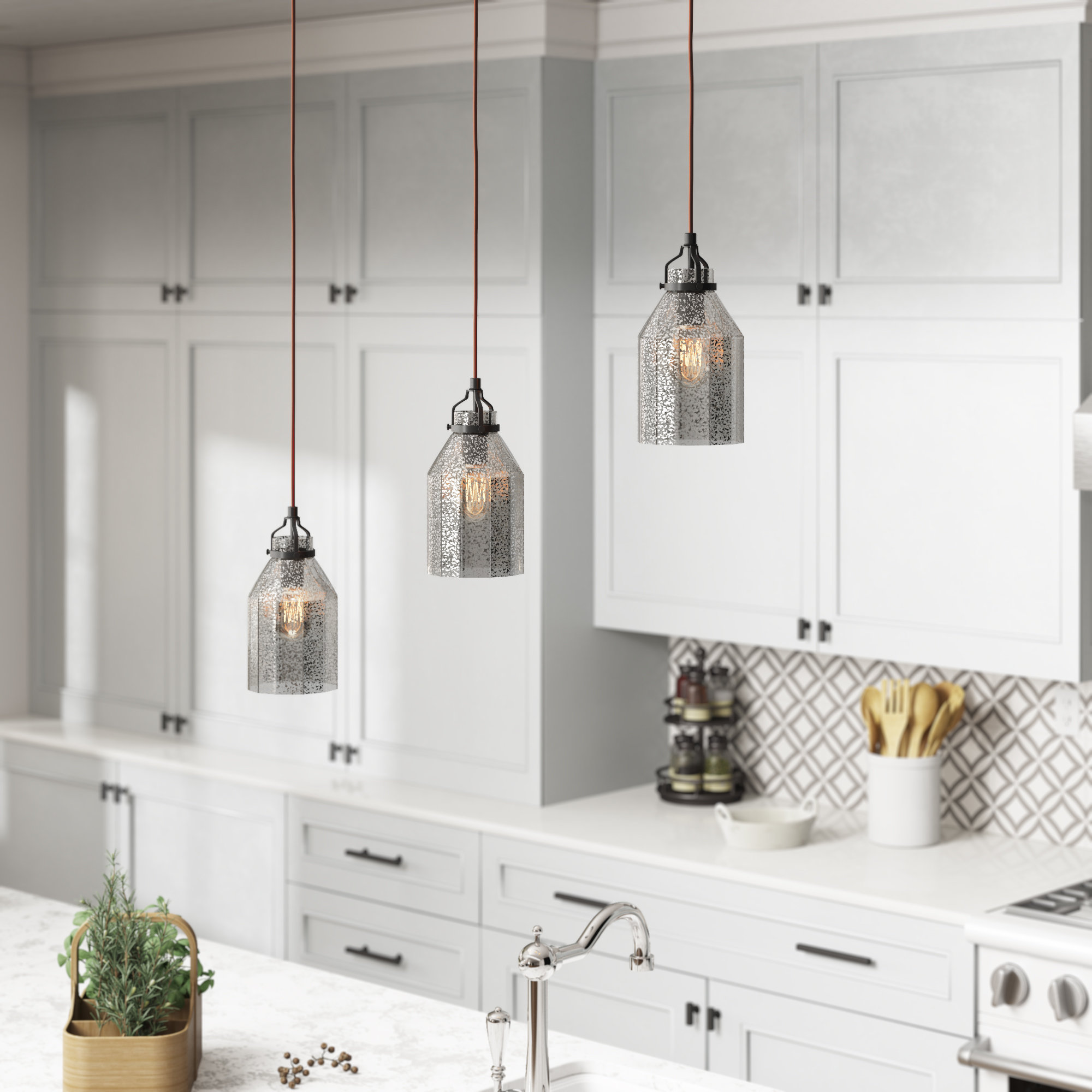 Langley Street Tegan 3 - Light Cluster Pendant - Wayfair Canada