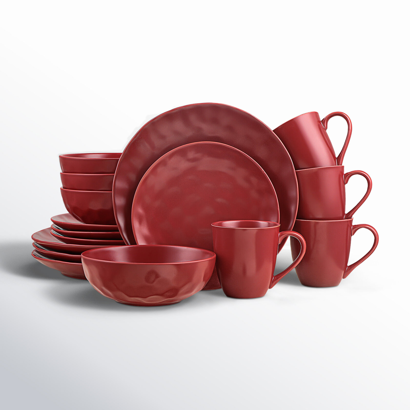 Stone Lain Sam 16-Piece Dinnerware Set Porcelain & Reviews | Birch Lane