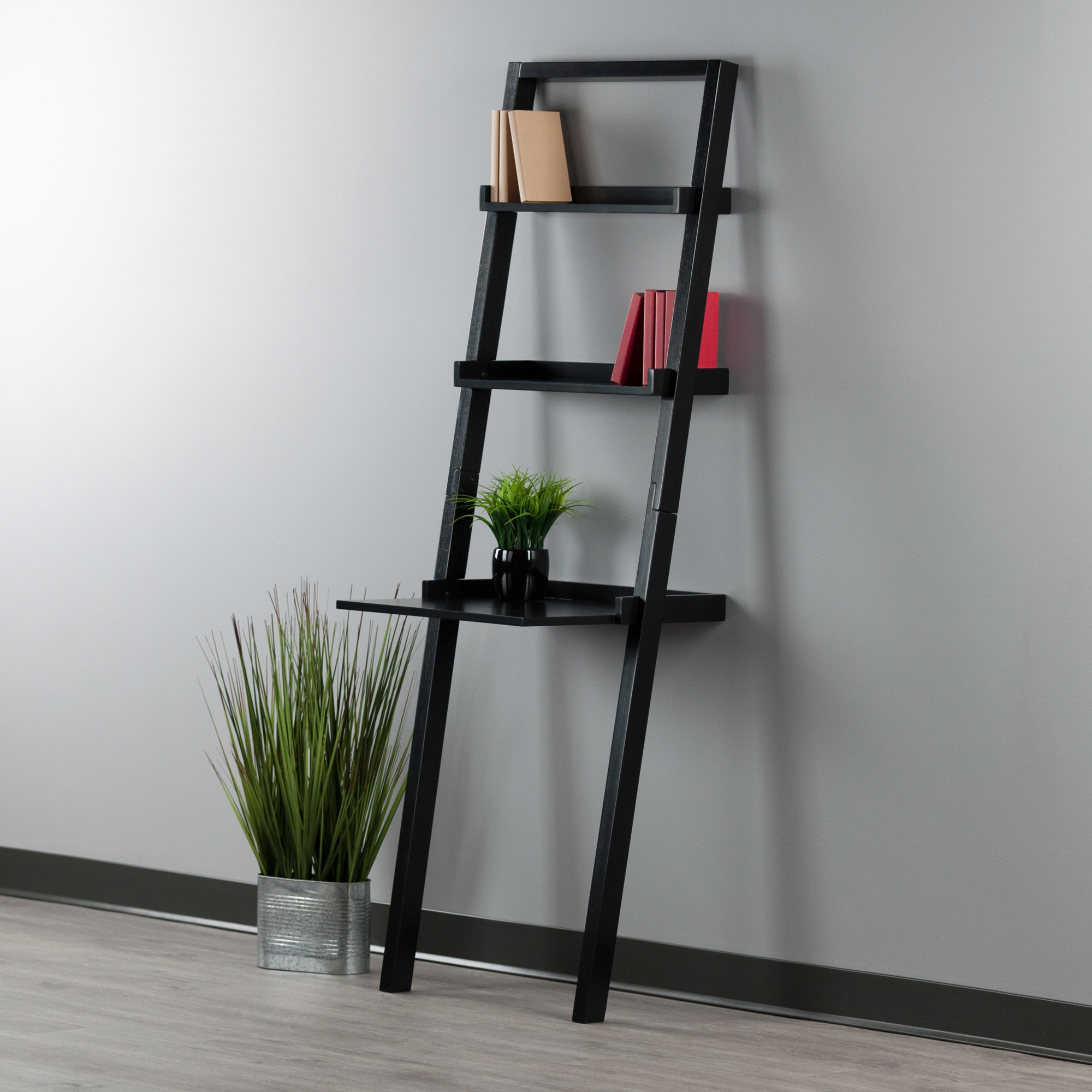 George Oliver Danikka Leaning Ladder Bookcase & Reviews - Wayfair Canada