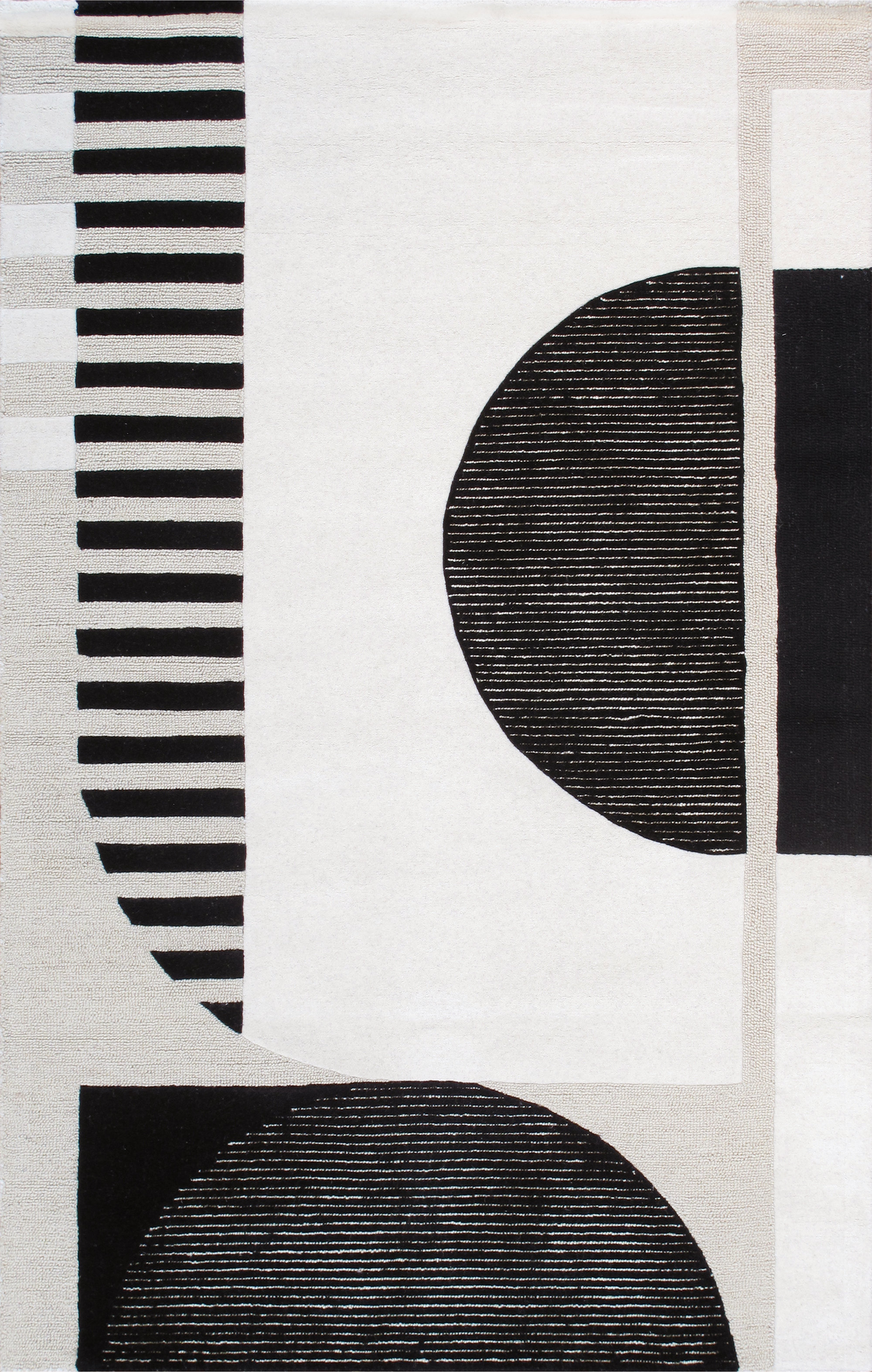 Pasargad Edgy Hand Tufted Abstract Rug & Reviews | Wayfair