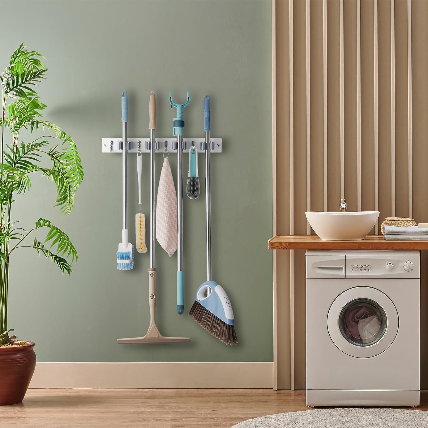 utility brush holder