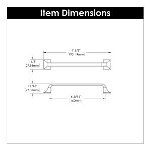 Forge Kitchen Cabinet Handles, Solid Core Drawer Pulls for Cabinet ...