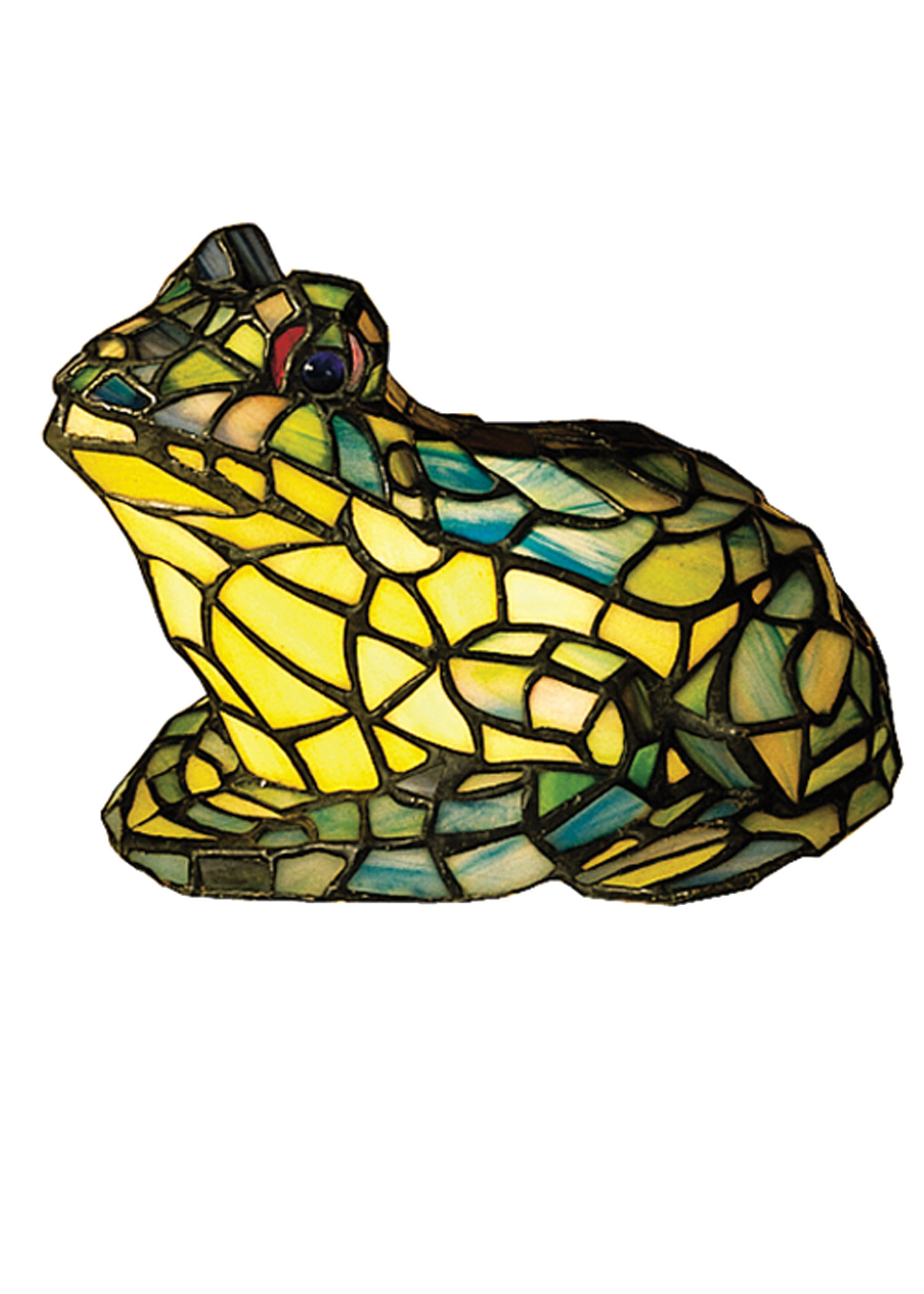 Meyda Lighting Frog Tiffany 7" Lighted Art Glass Novelty Light | Wayfair