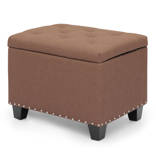 Everly Quinn Mayer Upholstered Ottoman & Reviews | Wayfair