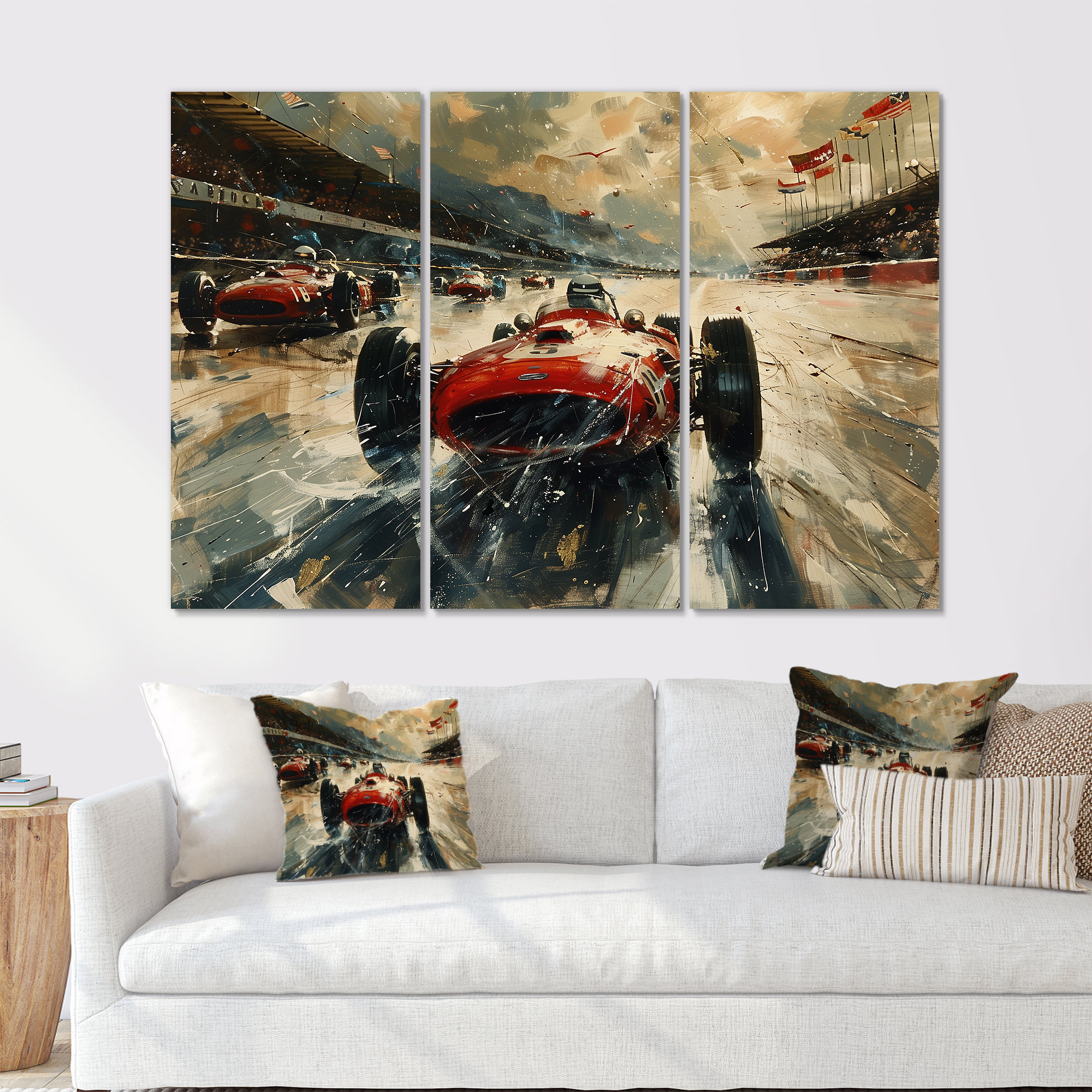 Trent Austin Design® Vintage Race Track Of Classic Car II - Race Tracks ...