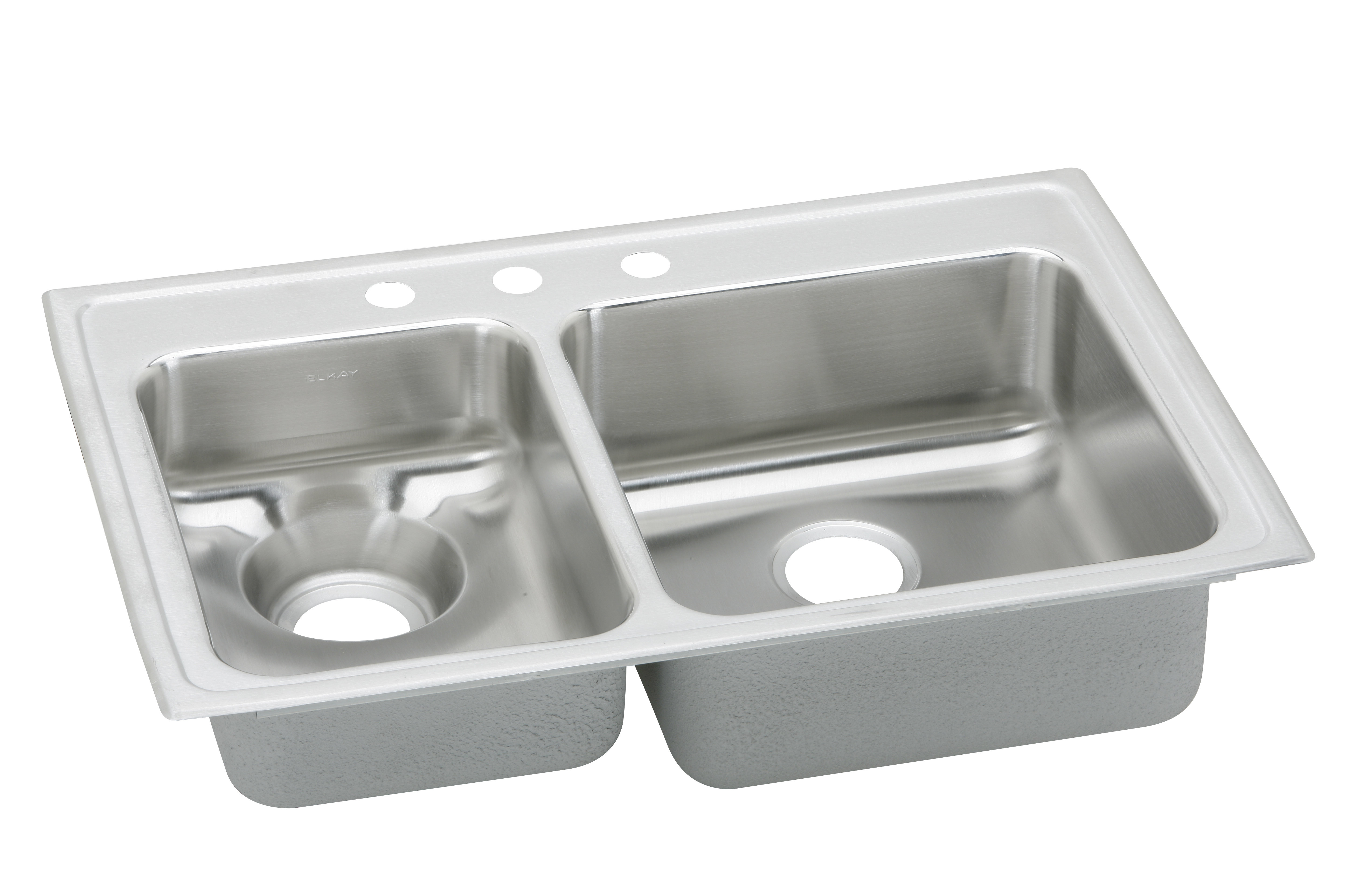 Elkay Gourmet 33" x 22" Double Basin Drop-In Kitchen Sink | Wayfair