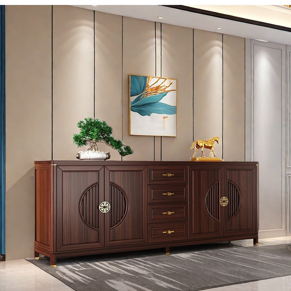 Ruthber Solutions New Chinese Style Solid Wood Sideboard | Wayfair