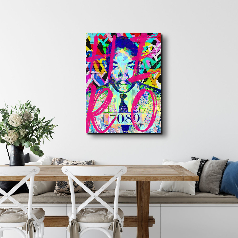 ATX Art Group LLC Mlk Hero 2 by Stephen Chambers - Wrapped Canvas ...