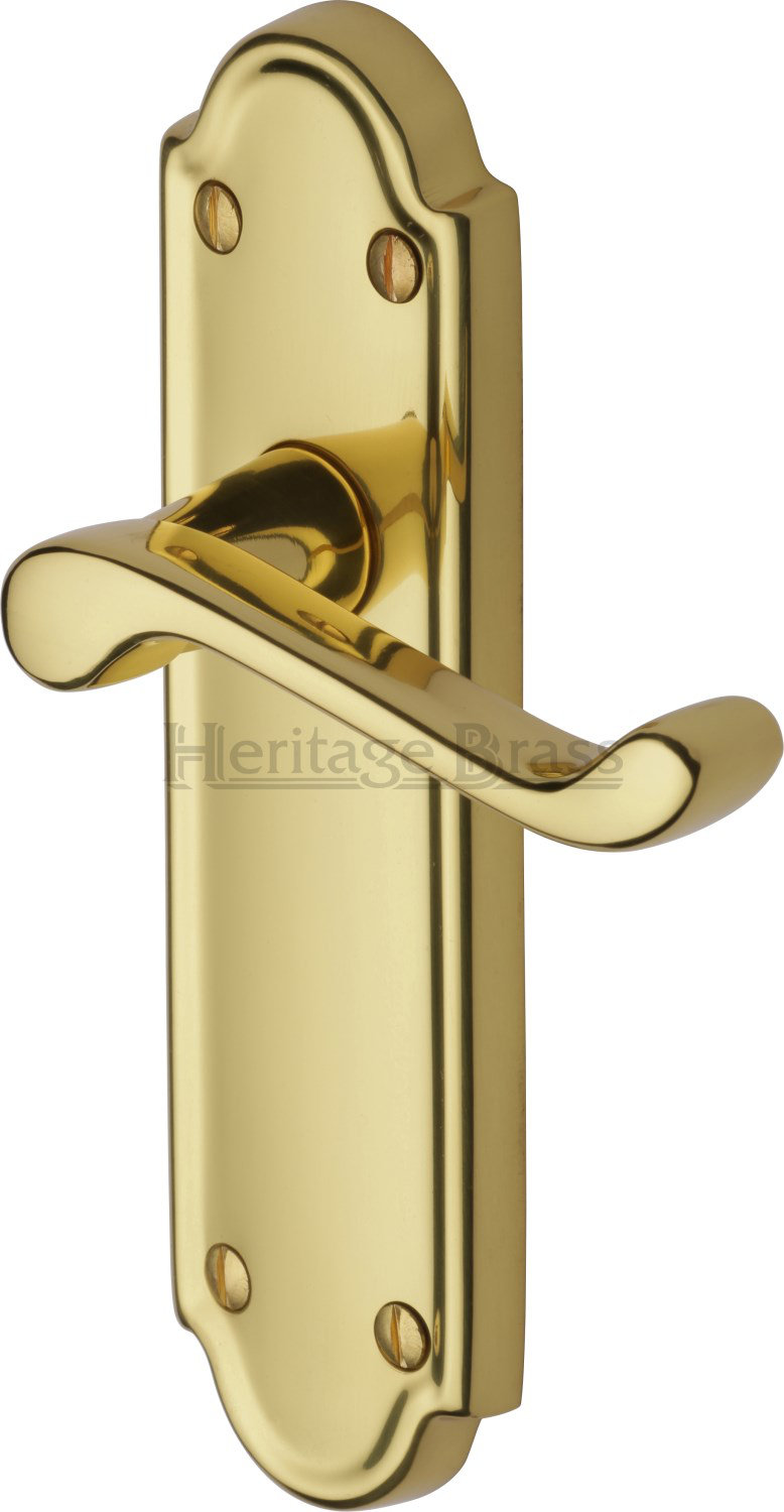 Heritage Brass Heritage Door Handle Lever Latch Meridian Design ...