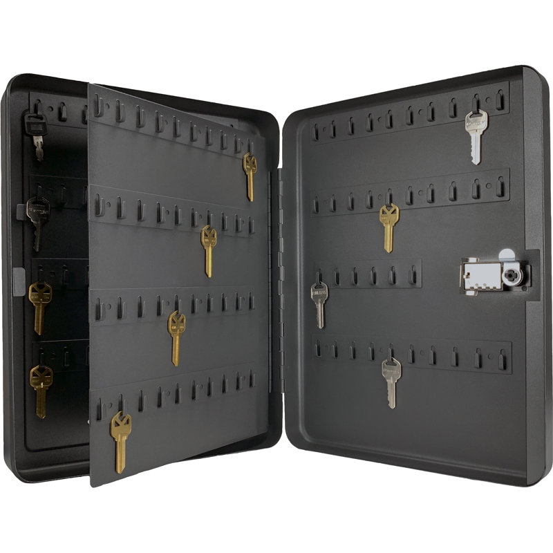 Barska 156 KEYS LOCK BOX WITH COMBINATION LOCK, BLACK | Wayfair