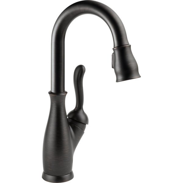 Delta Leland Pull Down Sprayer Bar Faucet, Single Handle Prep Sink ...