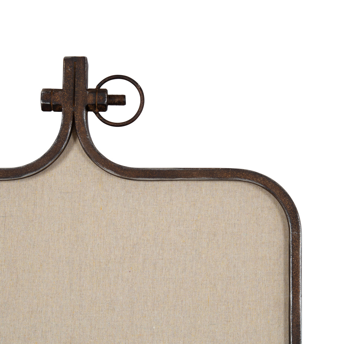 Red Barrel Studio® Yitro Metal Framed Fabric Pinboard 20X35 Bronze ...