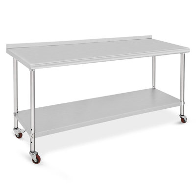 Amgood 60" W Stainless Steel Top Workbench & Reviews | Wayfair