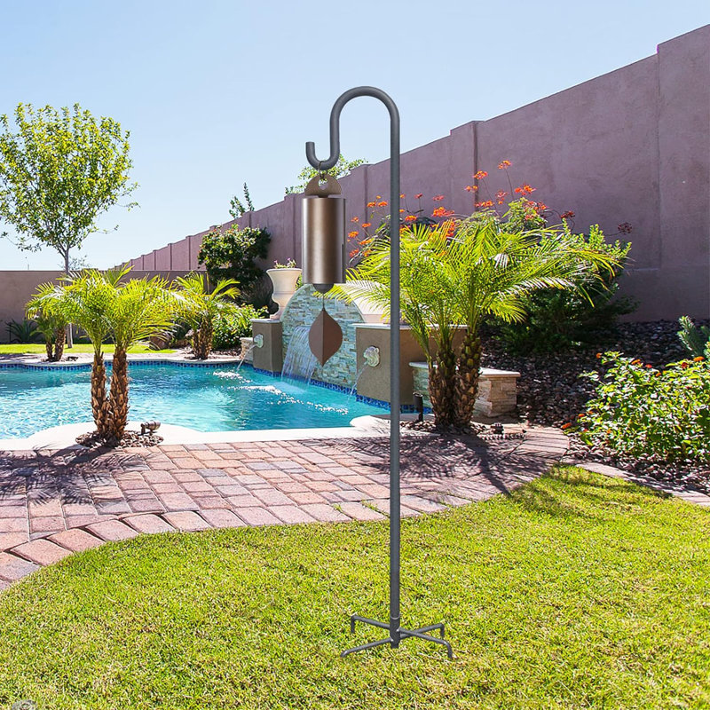 Arlmont & Co. Sehrish Metal Pole | Wayfair