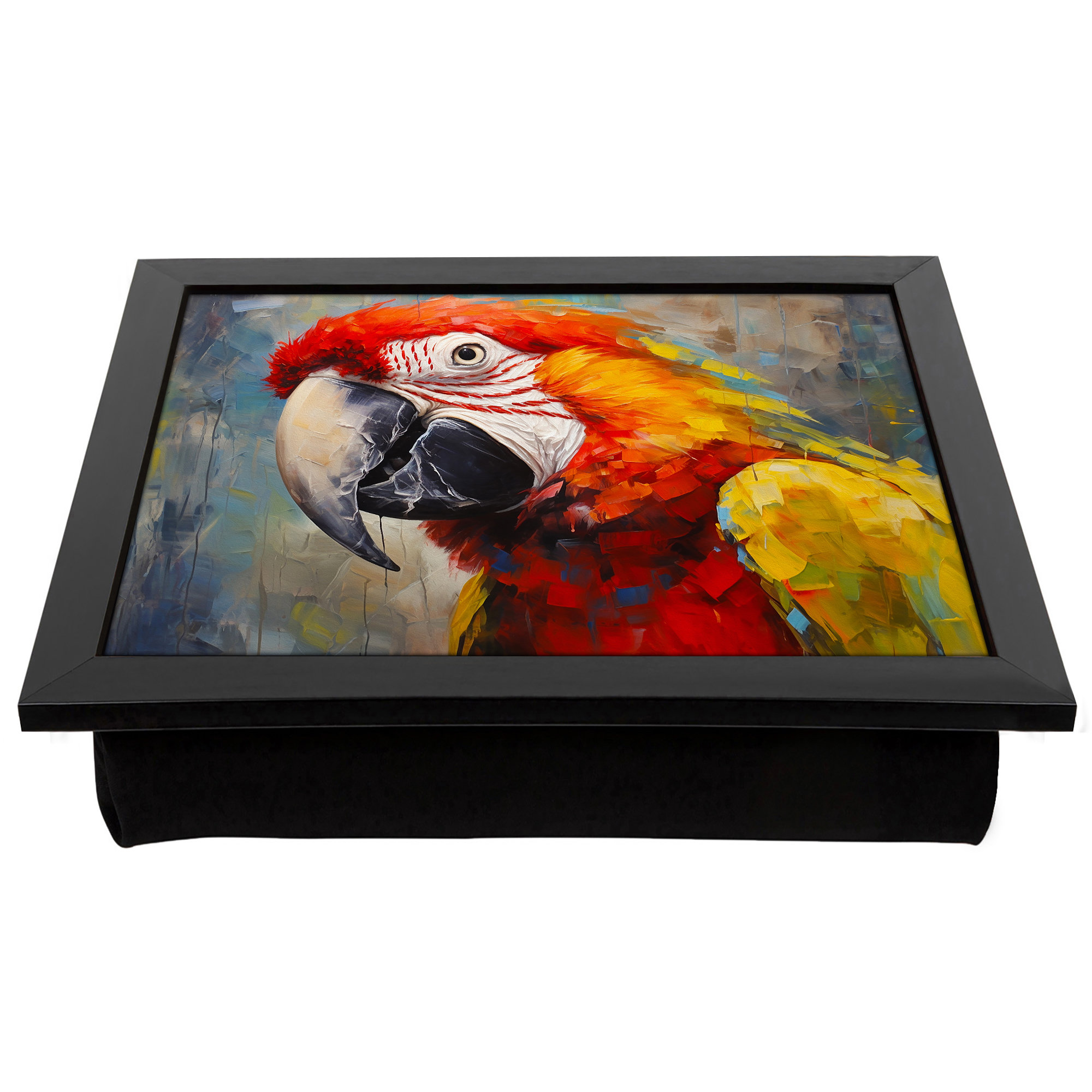 17 Stories Parrot Gestural Lap Tray with Cushion | Wayfair.co.uk