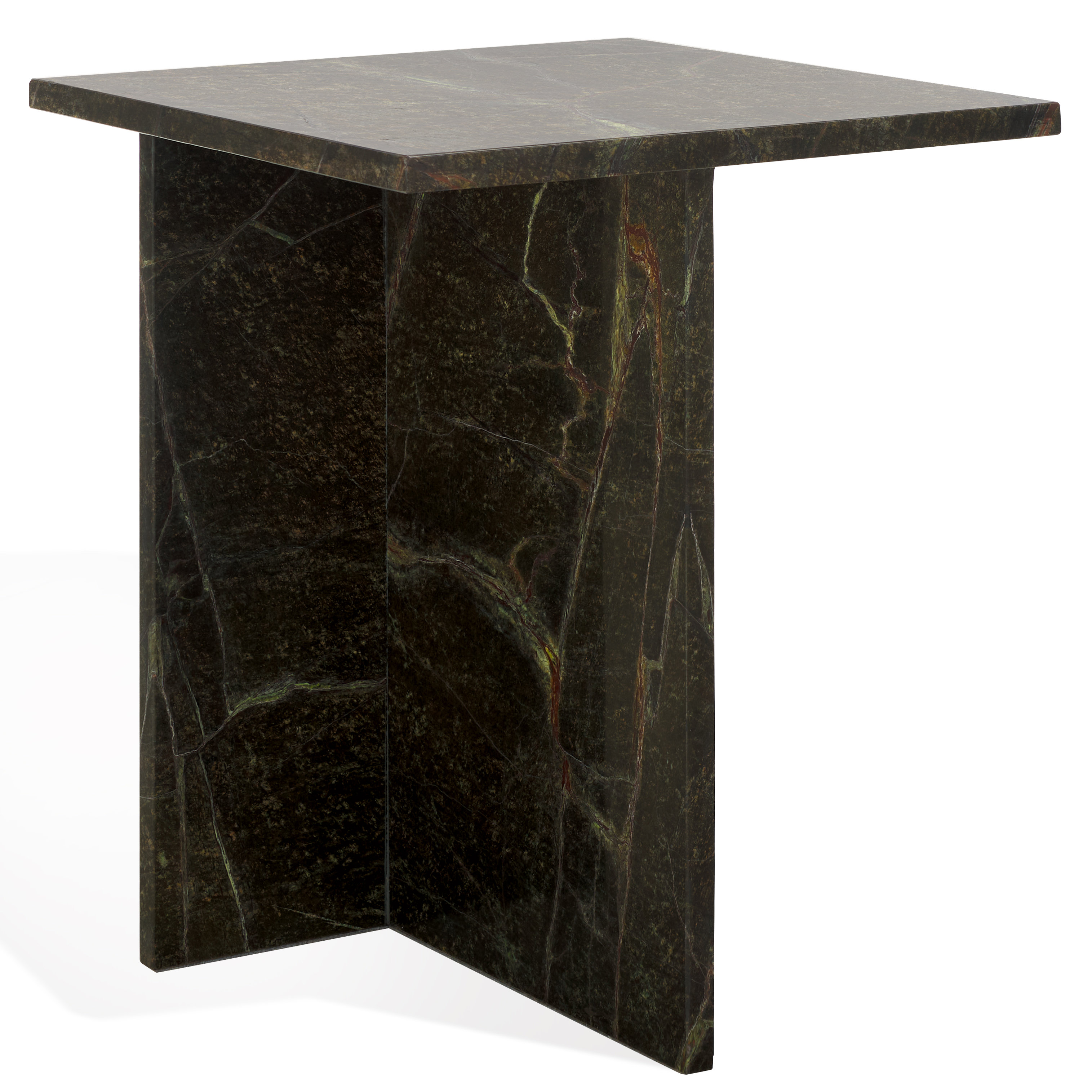 Orren Ellis Kynesha 2 Leg Marble Accent Table | Wayfair