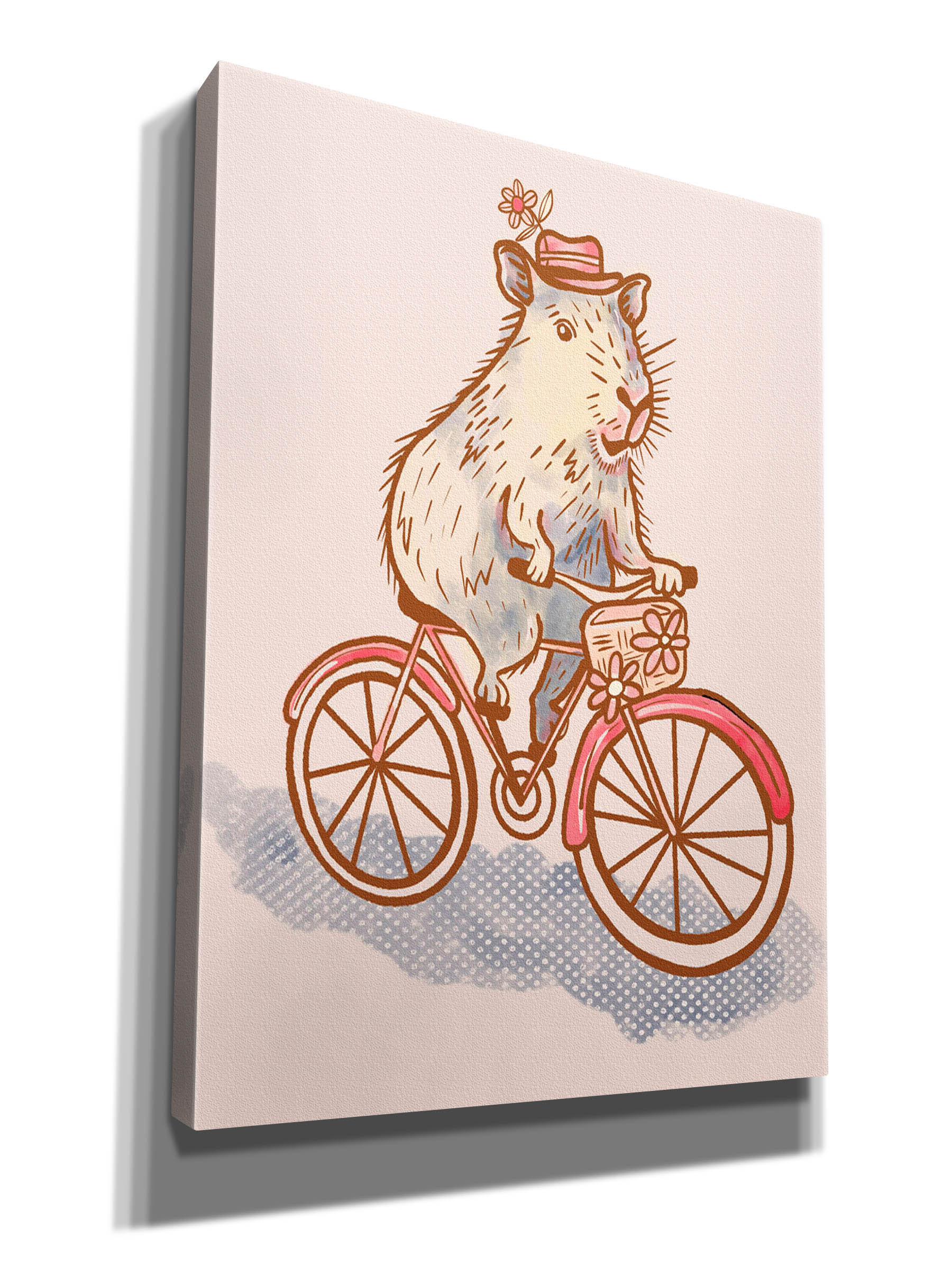 Epic Graffiti 'Capybara 2' by Rachel Hallquist Canvas Wall Art, 40" x ...